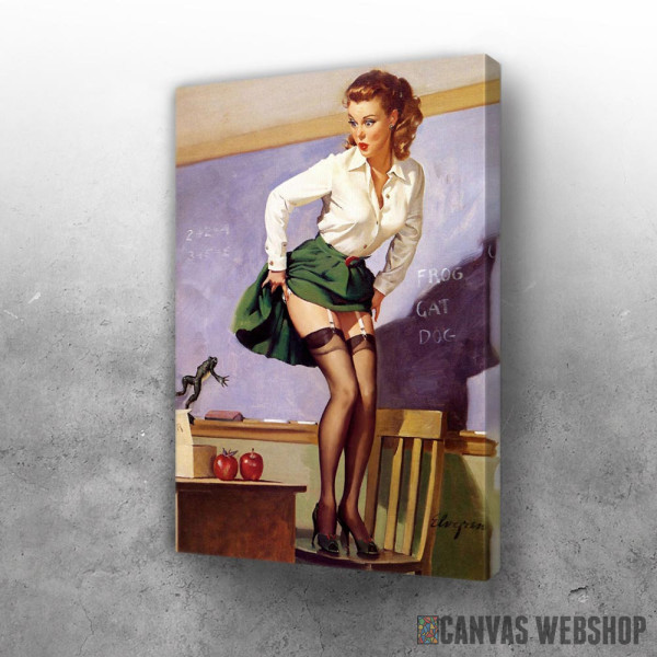 Slika Vintage Pin Up Girl Art