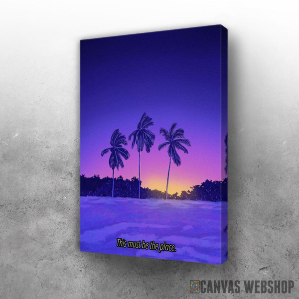 Slika Palm Beach Purple Sunset