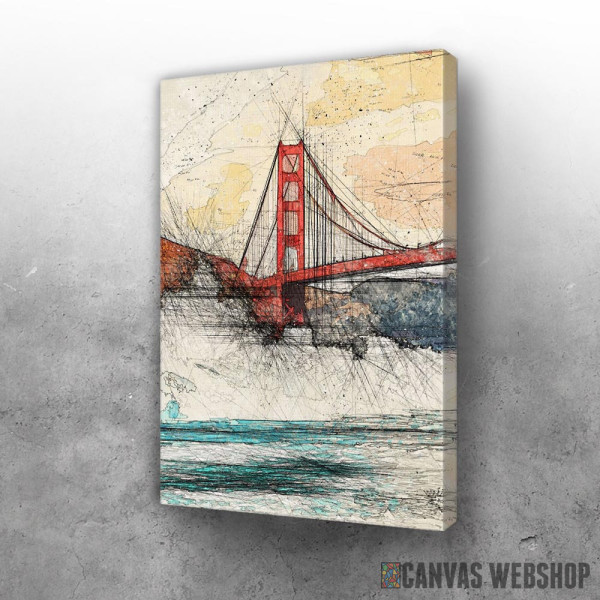 Slika Golden Gate Bridge Waves