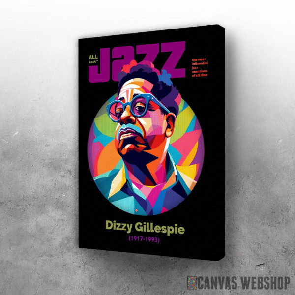 Slika Dizzy Gillespie dzez muzičar