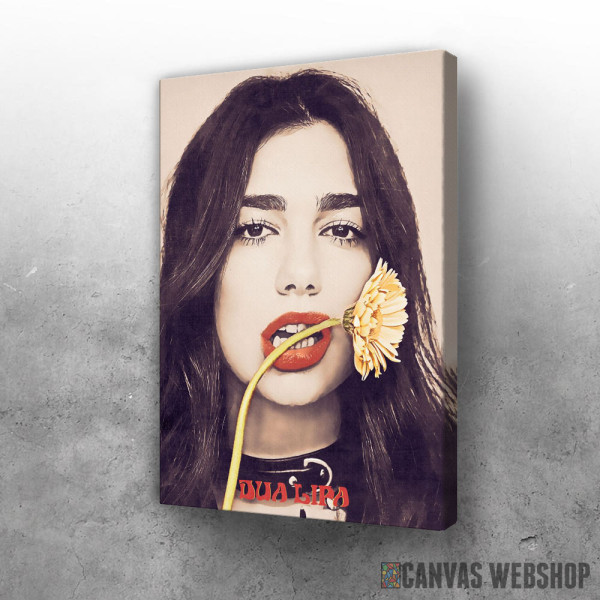 Slika Dua Lipa flower
