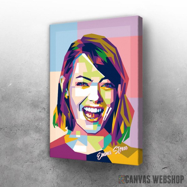 Slika Emma Stone popart