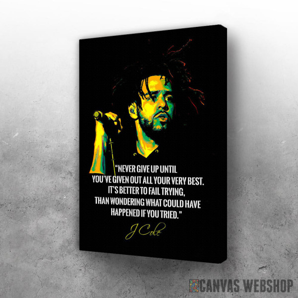 Slika J COLE motivacioni citat