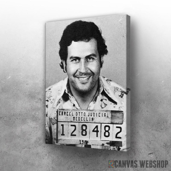 Pablo Escobar slika u policiji