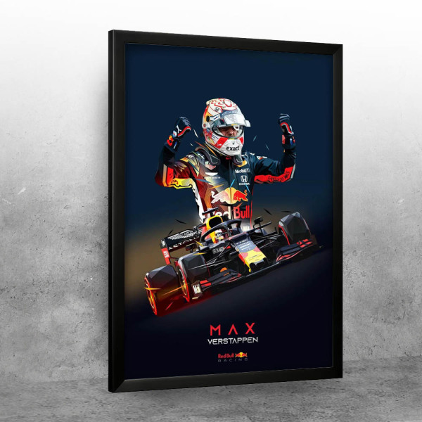 Max Verstappen Low Poly