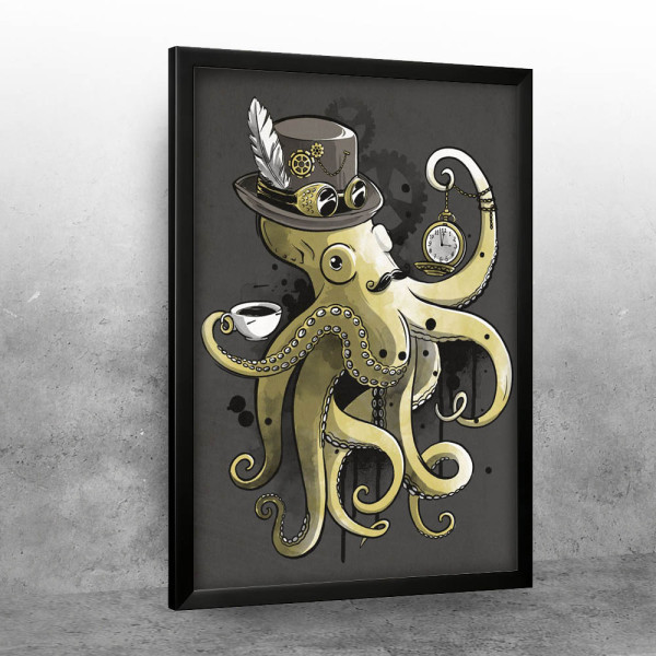 Steampunk octopus