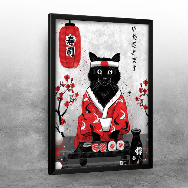 Sushi Cat - Ruby Art