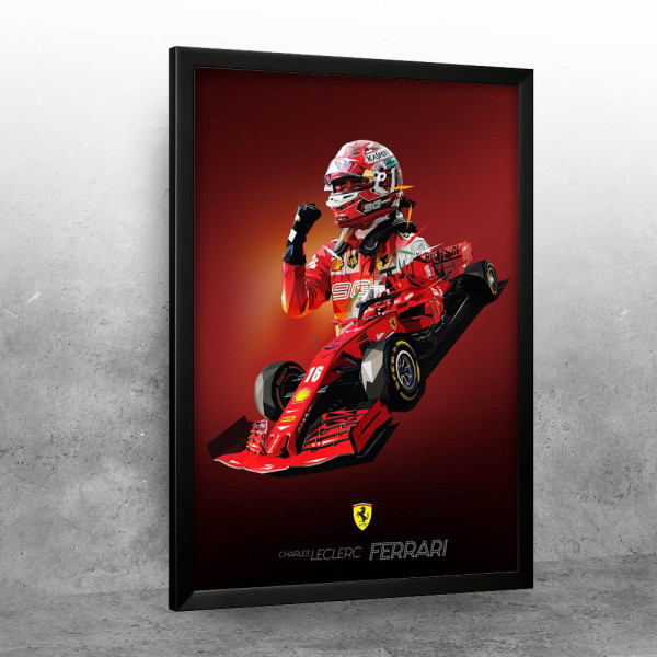 Charles Leclerc Low Poly