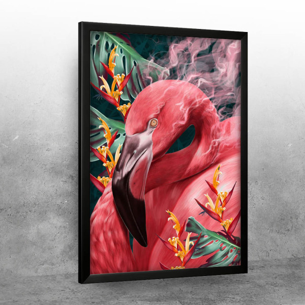 Pink Bird Flamingo