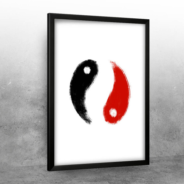 Minimalism Koi Yin Yang