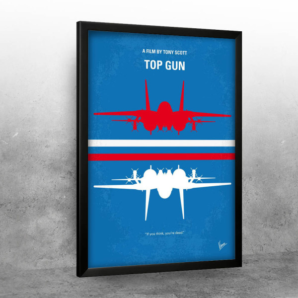 No128 My TOP GUN minimal movie poster As students at t ...