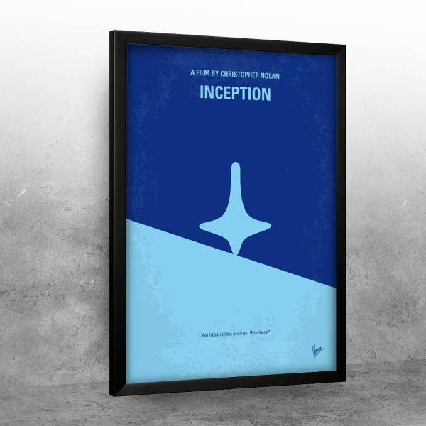 No240 My Inception minimal movie poster A skilled extr ...