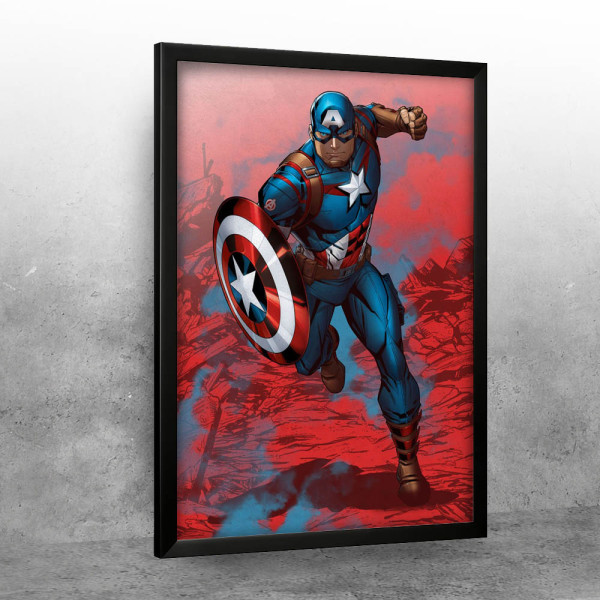 Captain America cartoon