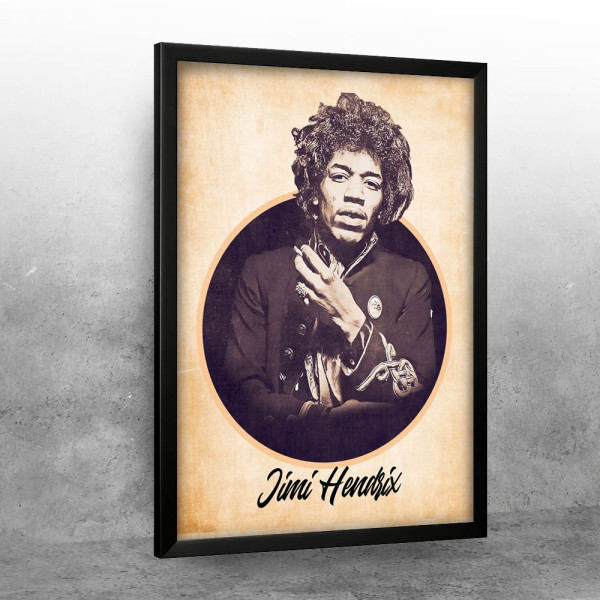 Jimi Hendrix retro