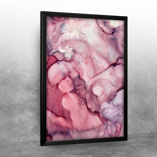 Liquid Mauve Abstract