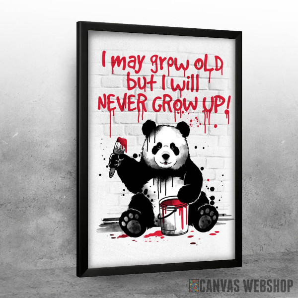 Panda never grow up