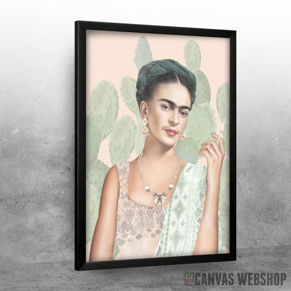 Frida Kahlo in green