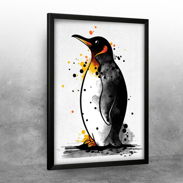 Penguin watercolor