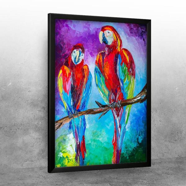 Two parrots