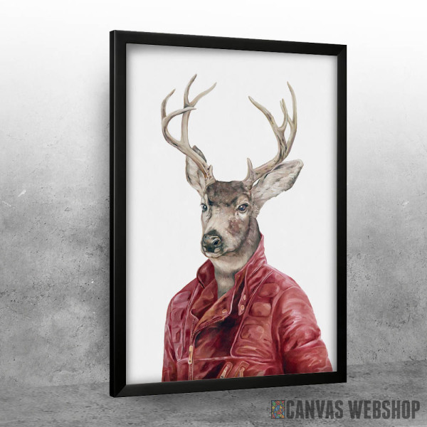 Deer in Leather