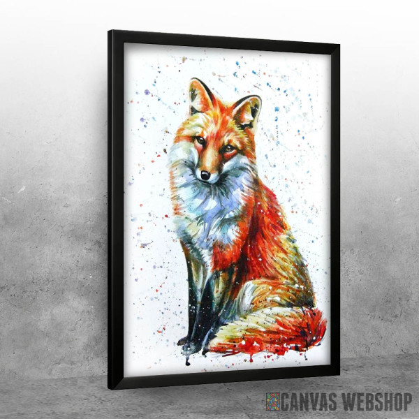 Fox watercolor