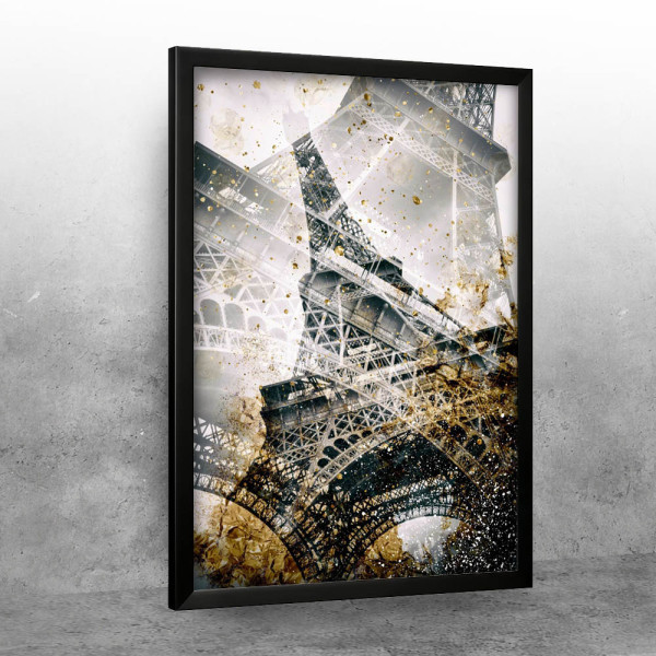 Eiffel Tower Vintage gold