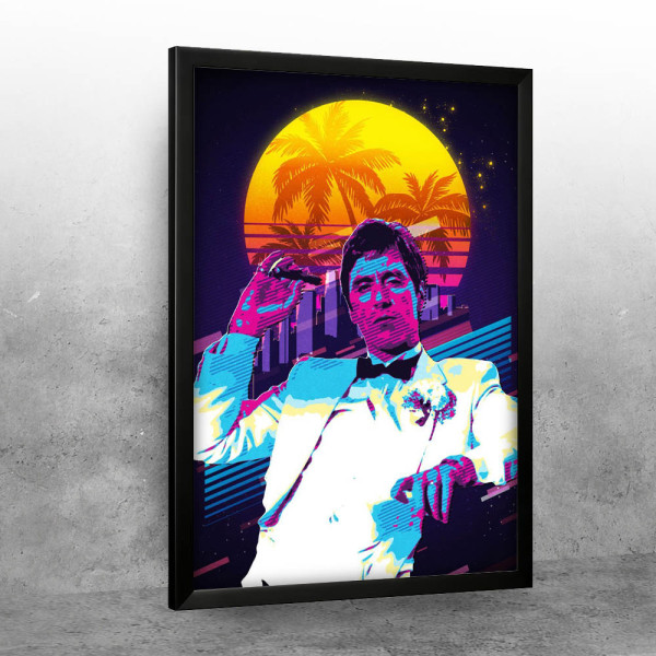 Scarface retro art