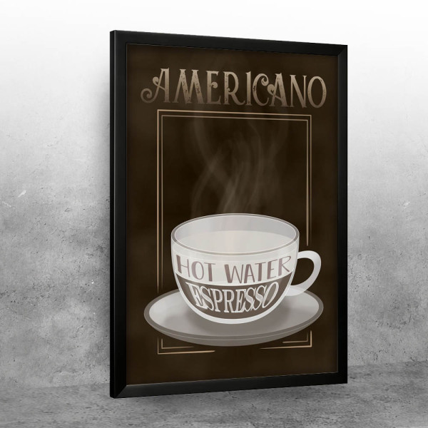 Americano Coffee Sign