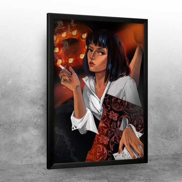 Mia Wallace drawn