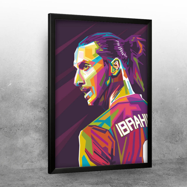 Zlatan Ibrahimovic Pop Art