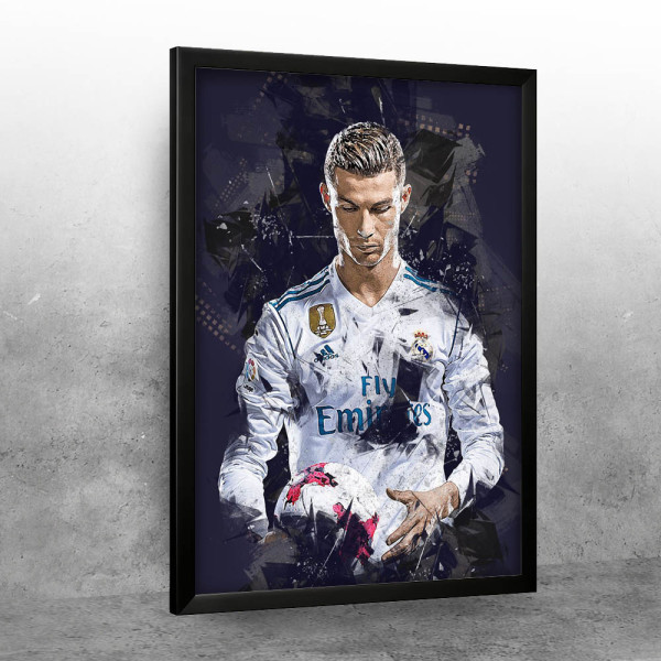 Cristiano Ronaldo 3 abstract