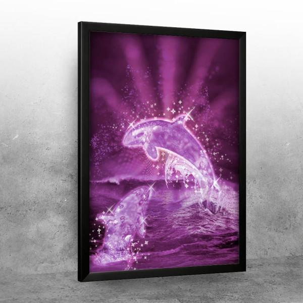 Purple dolphins