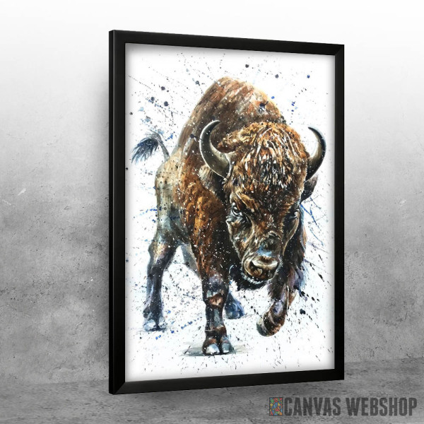 Buffalo watercolor