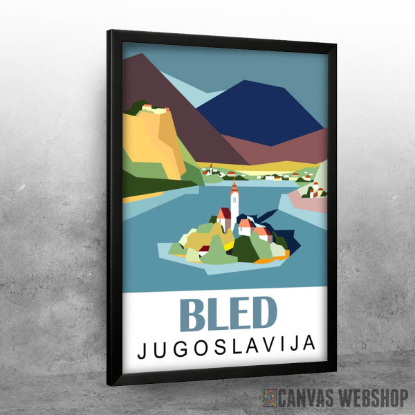 Bled lake Yugoslavia