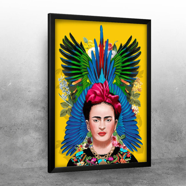 Frida Kahlo feathers