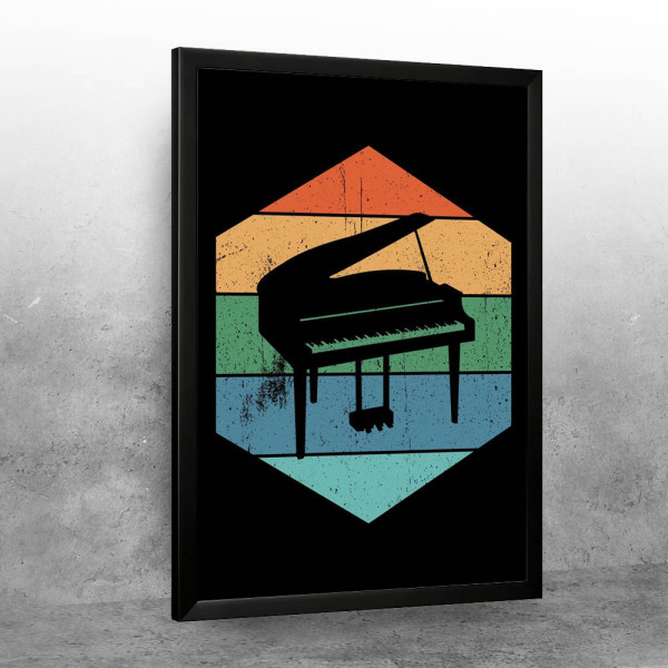 Piano Retro Design