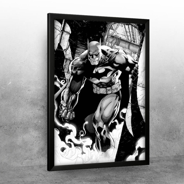 Batman black and white