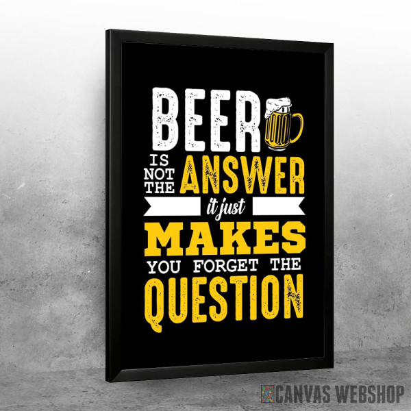 Funny Beer Poster