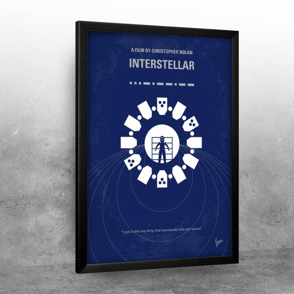 No532 My Interstellar minimal movie poster A team of e ...