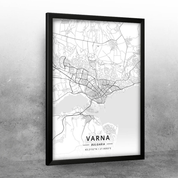 Varna mapa - white