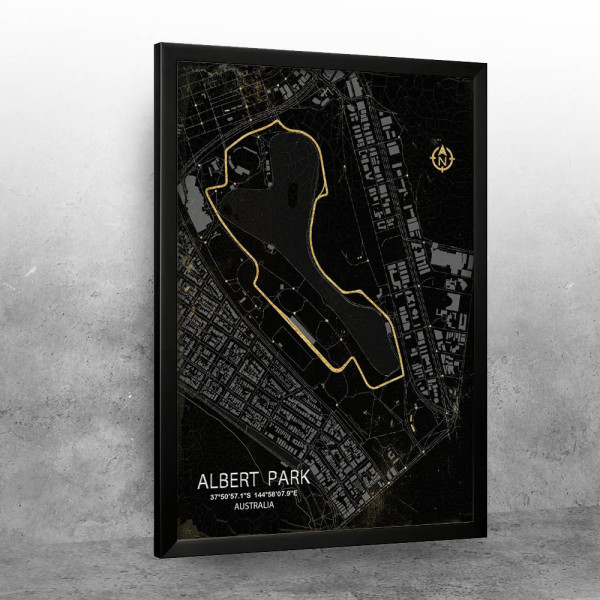 ALBERT PARK F1 staza