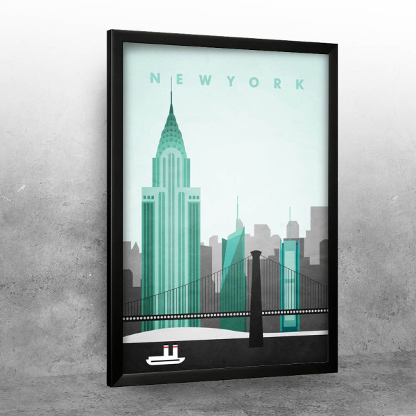 New York Travel Poster