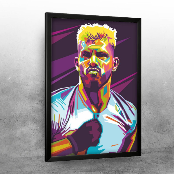 Sergio Aguero Pop Art Wpap