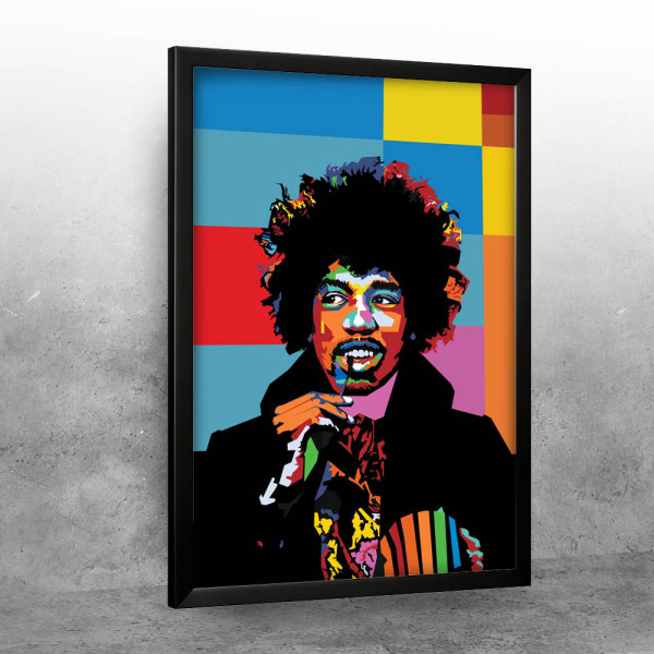 Jimi Hendrix pop art