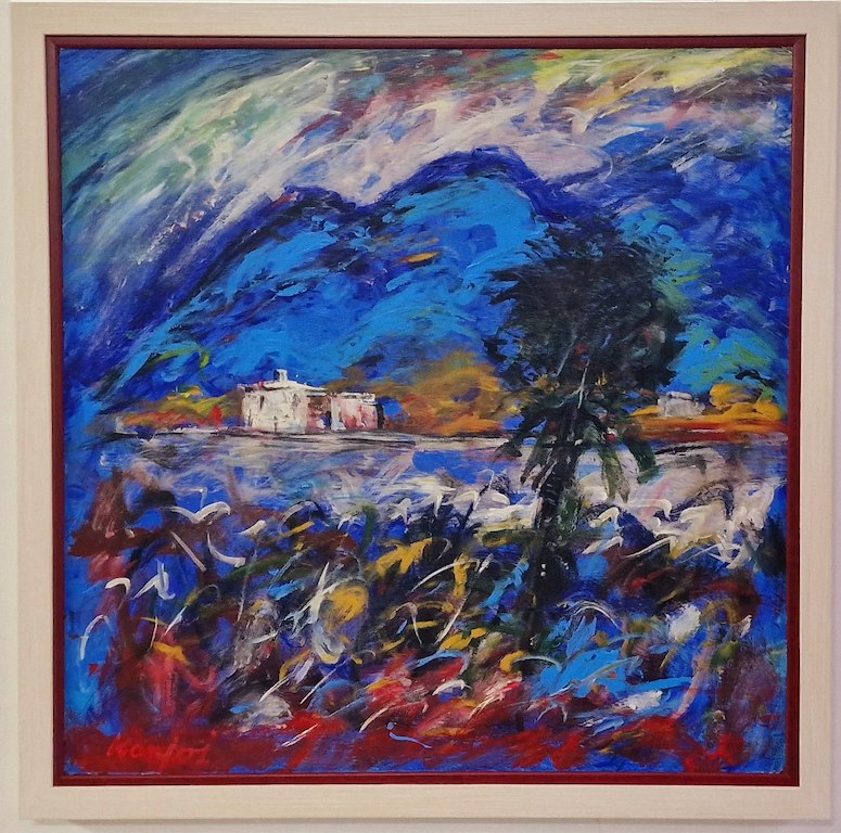 MILIVIJE NOVAKOVIC KANJOS – ULJE NA PLATNU-76X76CM VRHUNSKA SLIKA!