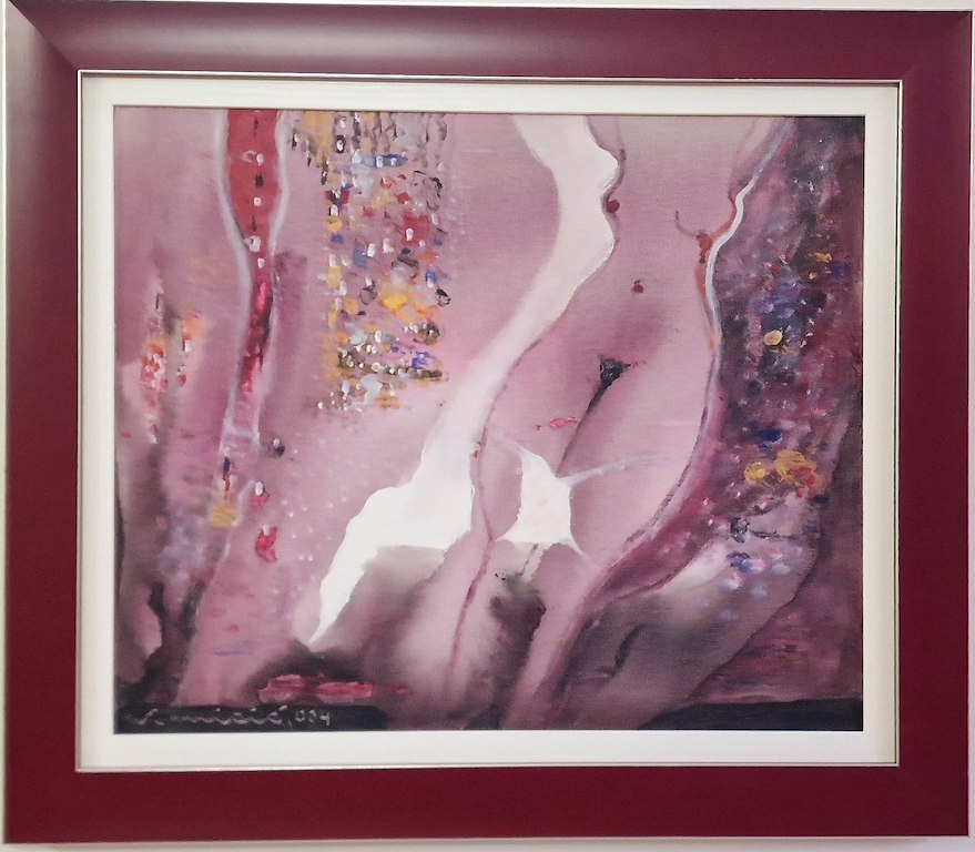 VLADAN MICIC MICKE – ULJE NA PLATNU – 76X66CM AKT