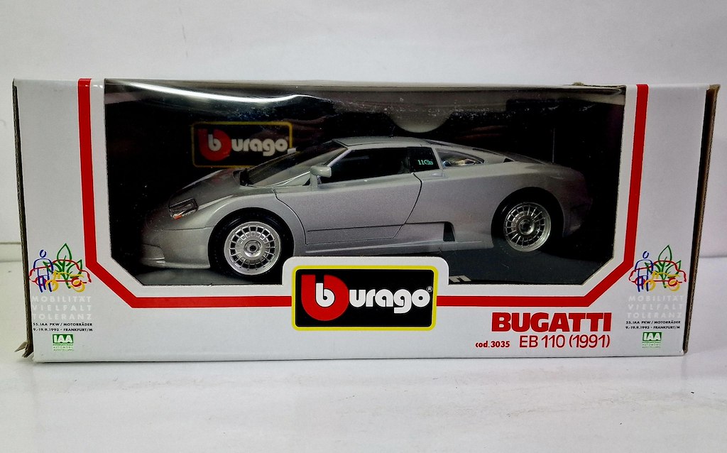 BUGATTI EB 110 1991 – BURAGO -1:18-NEKORISCEN U KUTIJI!