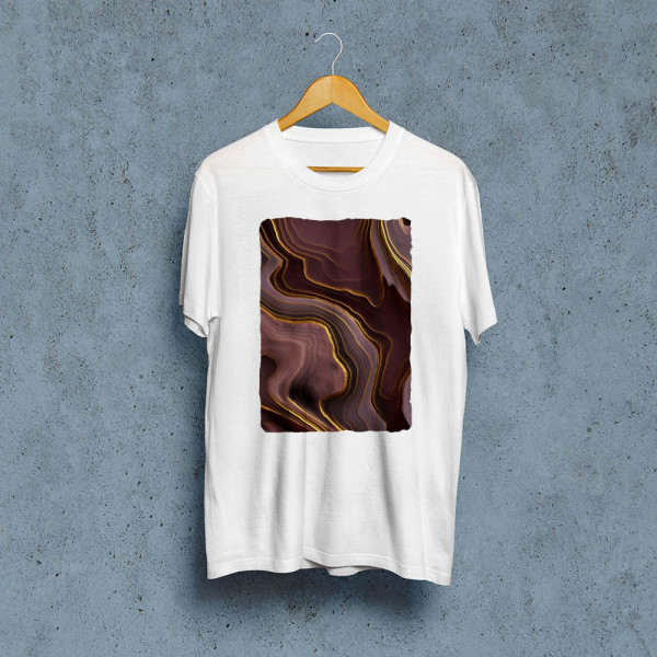 Mauve Agate Abstract