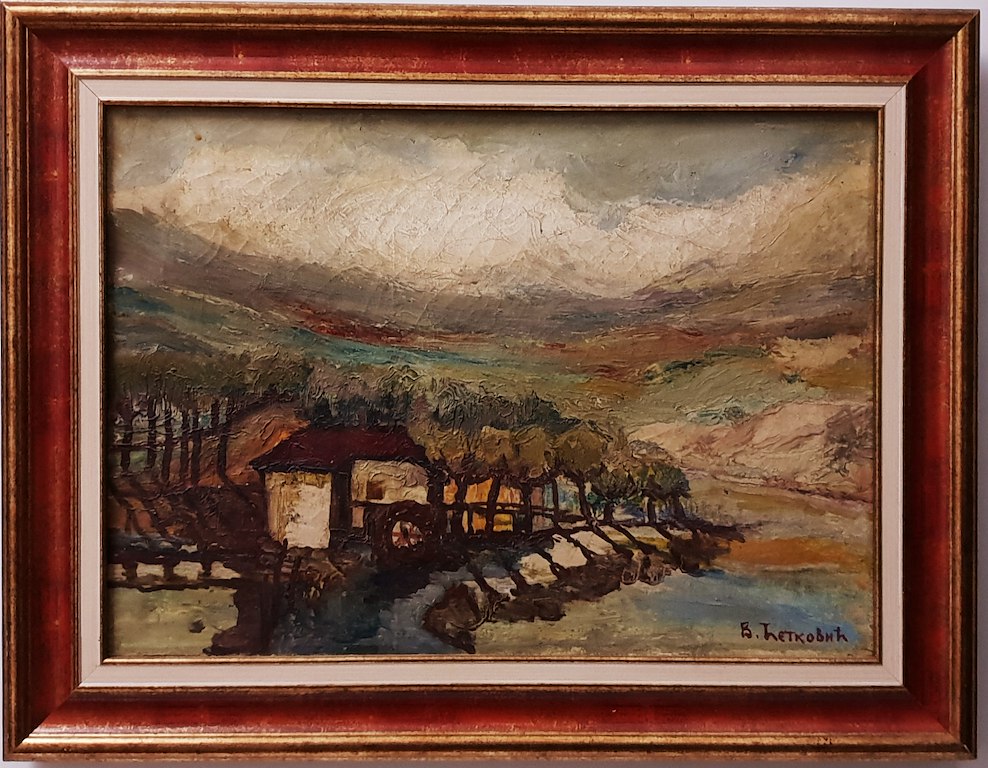 VJEKOSLAV CETKOVIC – ULJE NA PLATNU – 57X44CM