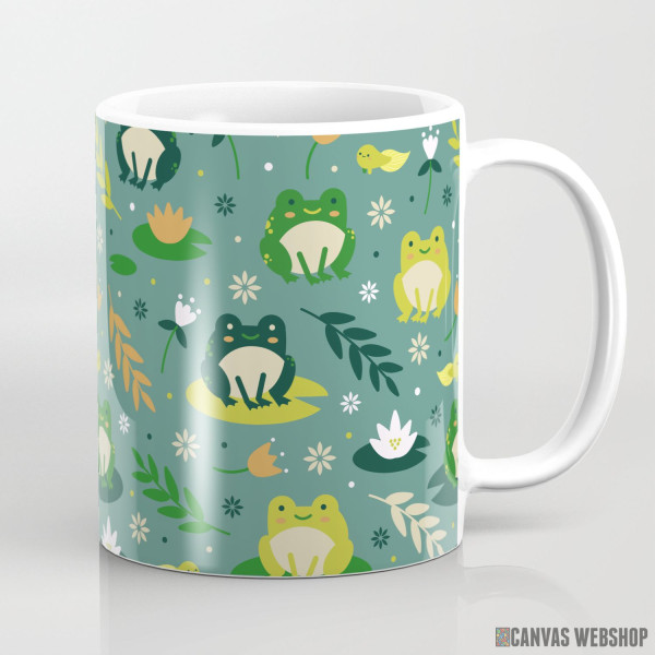 Šolja Slatke male žabe kontura